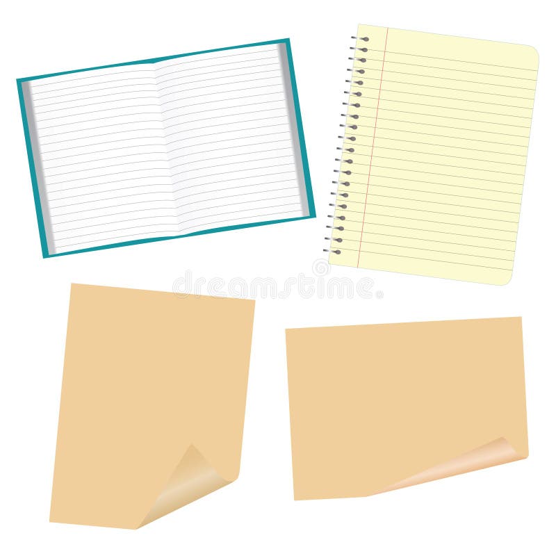 Scratch paper stock vector. Illustration of reminder - 26186430