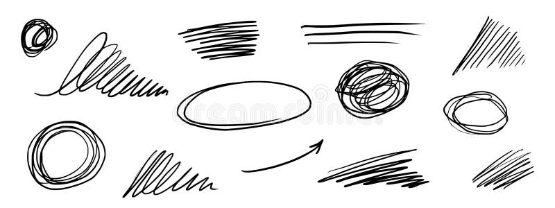 Scratch Pen Line Scribble Pencil Vector. Scratch Texture, Pen Line ...