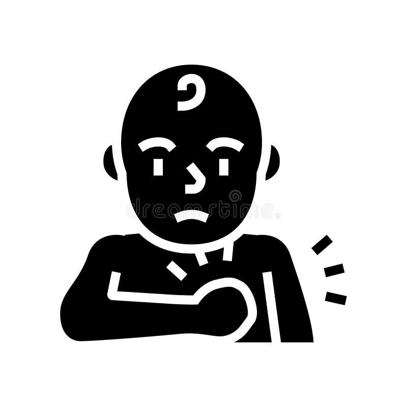 Scratch Reflex Glyph Icon Vector Illustration Stock Vector ...