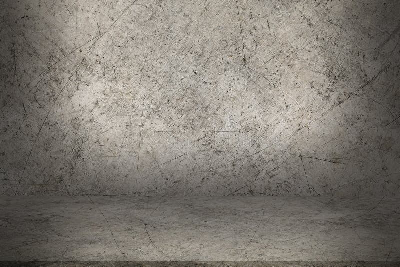 Scratches on Steel Wall and Floor with Shadow Stock Photo - Image of ...