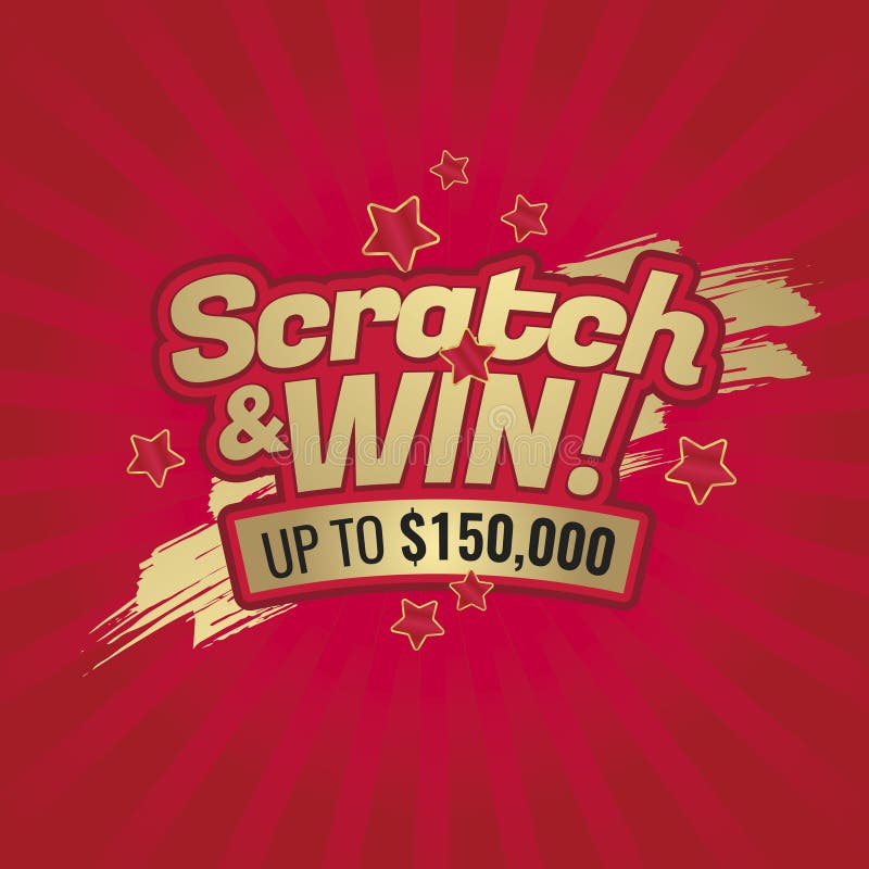 Scratch & Win Letters. Background Scratching Effect Stock Vector ...