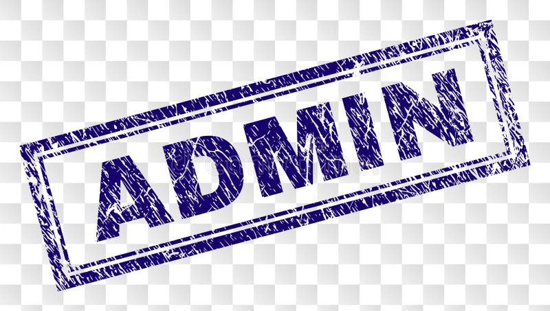 Scratched ADMIN Rectangle Stamp Stock Vector - Illustration of word ...