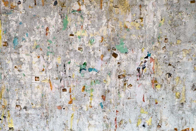 Scratched Advertising Sign. Stock Illustration - Illustration of black ...