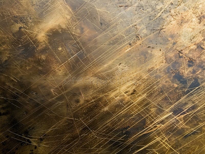 Scratched Antique Brass Surface Texture Stock Illustration ...