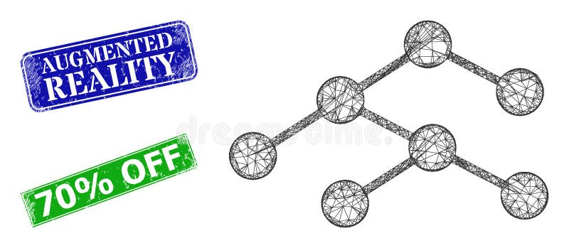 Scratched Augmented Reality Imprints and Polygonal Mesh Hierarchy Links ...