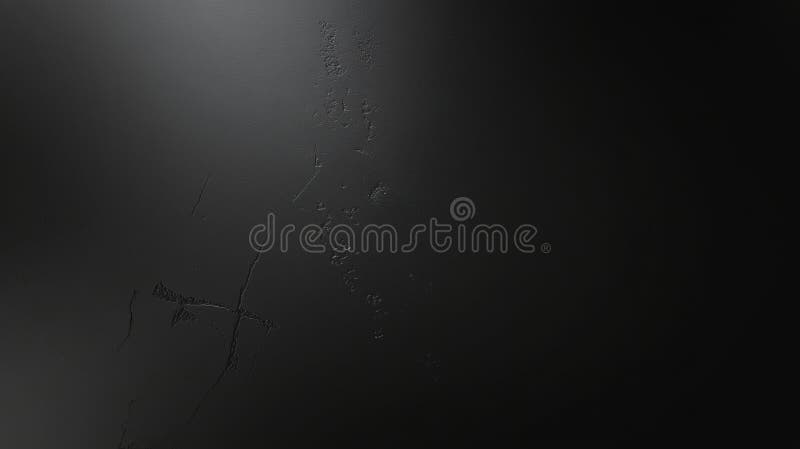 Scratched Black Stone Surface with Matte Finish in Dramatic High-end ...