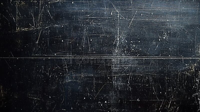 Scratched Black Surface - Abstract Texture with White Lines - Close-up ...
