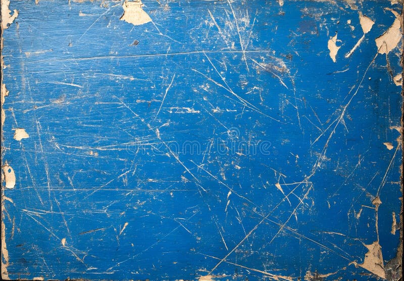Scratched Blue Cardboard Texture Background Stock Illustration ...