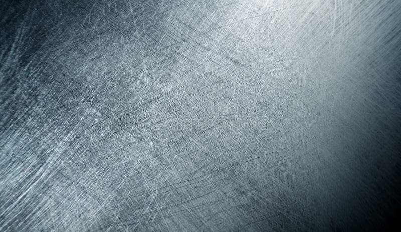 Scratched Blue Metal Texture