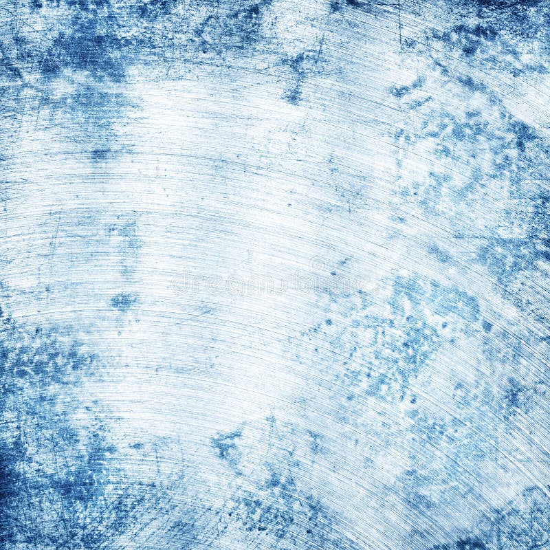 Scratched Blue Metal Texture Stock Photo - Image of surface, light ...