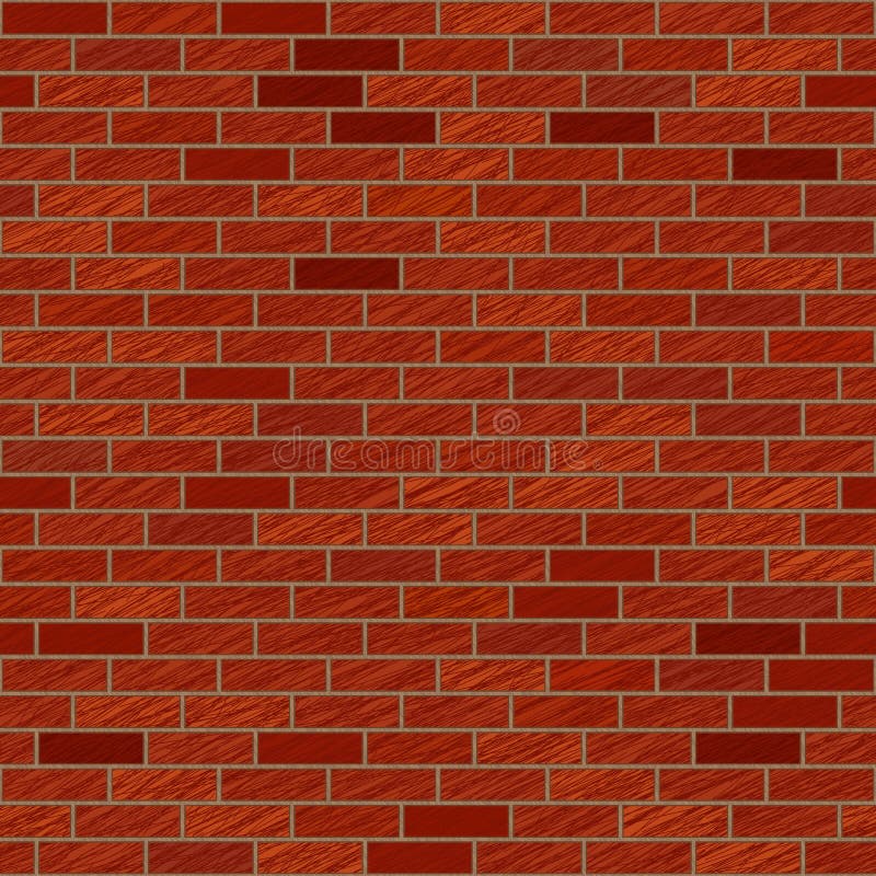 Scratched Brick Wall Texture. Seamless Pattern. Stock Vector ...