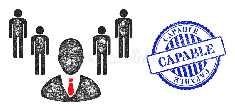 Scratched Capable Stamp and Net Group Boss Mesh Stock Vector ...