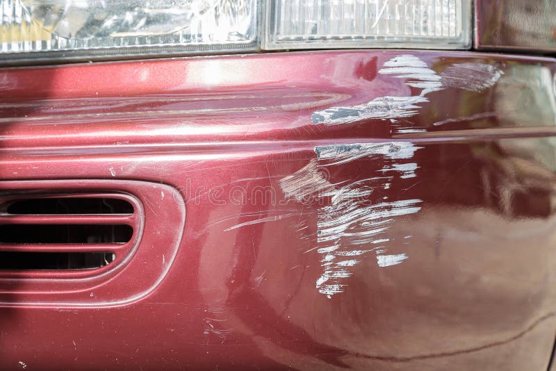 Scratched car paint stock photo. Image of auto, accident - 26378228
