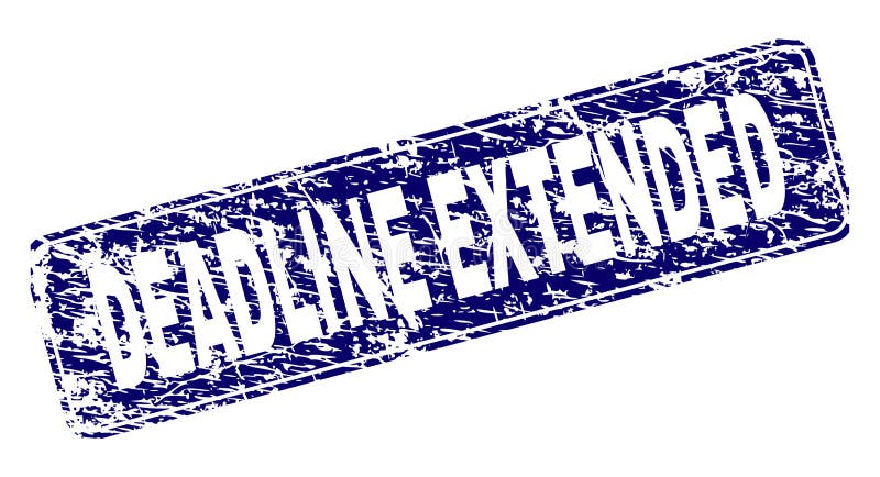 Scratched DEADLINE EXTENDED Framed Rounded Rectangle Stamp Stock Vector ... Scratched DEADLINE EXTENDED Framed Rounded Rectangle Stamp Stock Vector ...