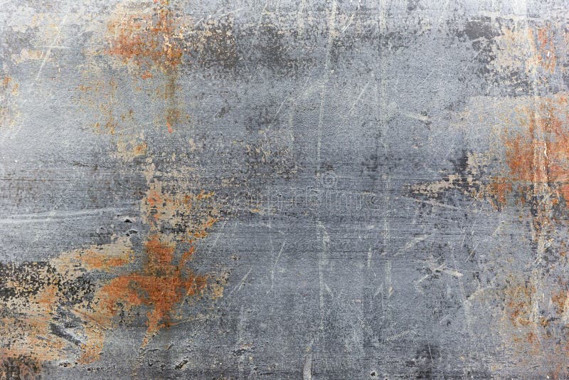 Scratched & Distorted Blue Rustic Metal Texture Surface Stock Image ...