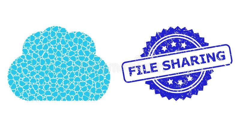 Scratched File Redacted Round Seal and Charts Folder Low-Poly Icon ...