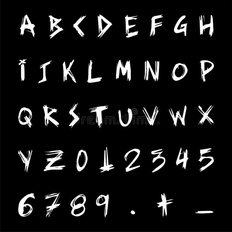 Jagged Font Stock Illustrations – 810 Jagged Font Stock Illustrations ...