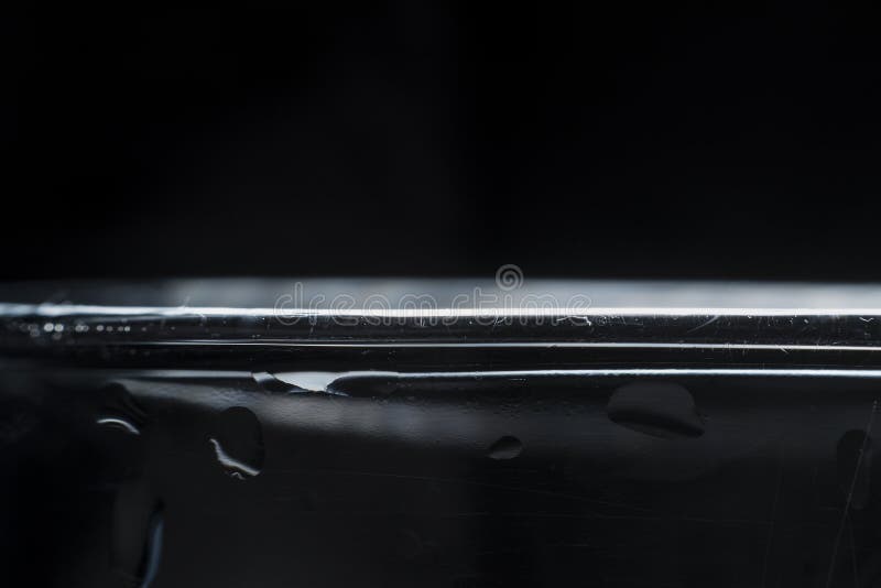 Scratched Glass Edge Under a Microscope Stock Photo - Image of material ...