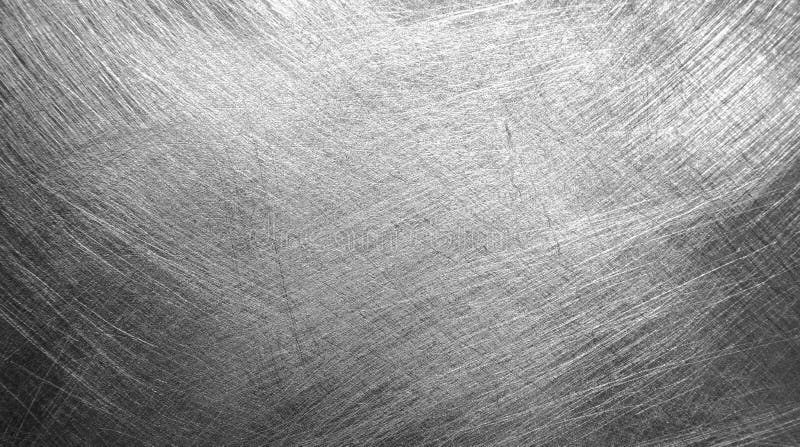 Scratched Grey Metal Texture Stock Image - Image of blank, metallic ...