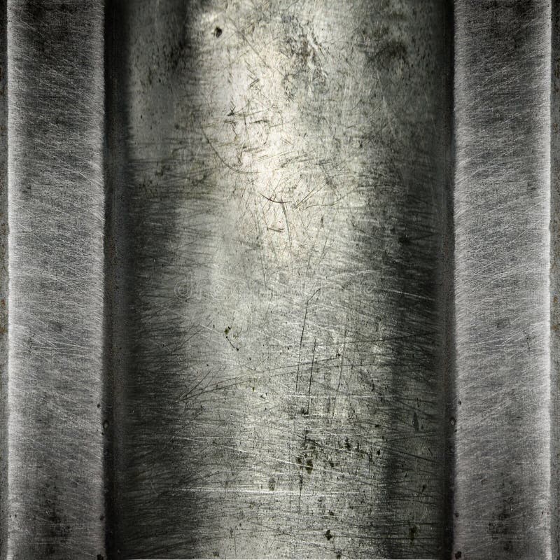 Scratched Metal Texture with a Stock Photo - Image of industry, grunge ...