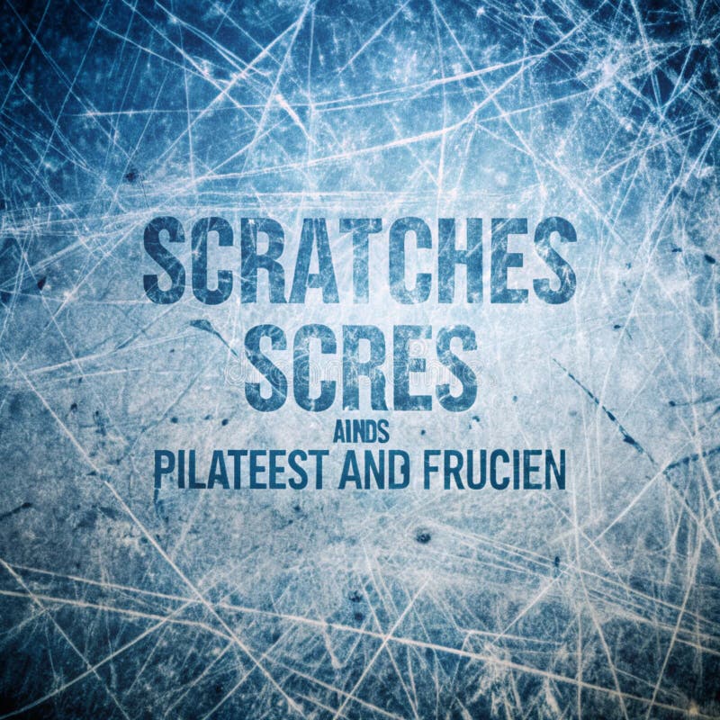 Scratched Grunge Plastic Texture on White Background Stock Illustration ...