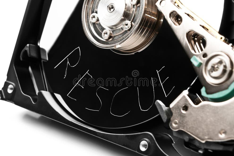 Scratched Hard Drive Rescue Stock Image - Image of scrape, compartment ...