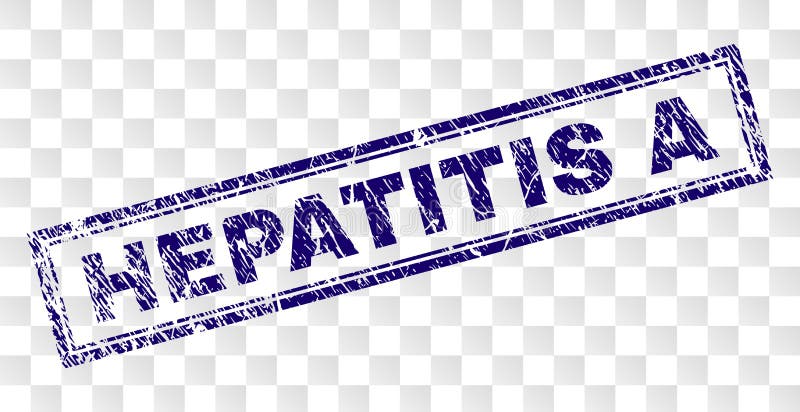 Scratched HEPATITIS a Rectangle Stamp Stock Vector - Illustration of ...