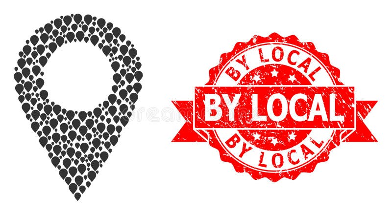 Scratched by Local Seal and Marker Mosaic Local Map Marker Stock Vector ... Scratched by Local Seal and Marker Mosaic Local Map Marker Stock Vector ...