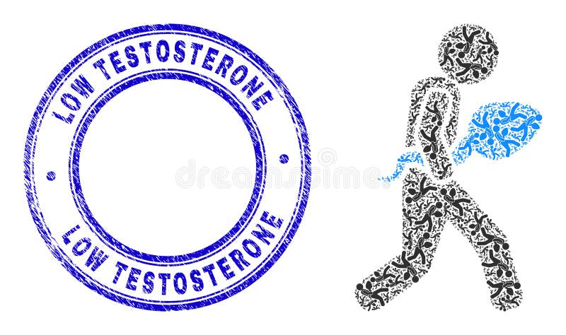 Scratched Low Testosterone Seal and Sperm Courier Recursion Collage of ...