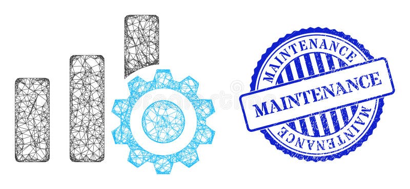 Scratched Maintenance Stamp Seal and Hatched Bar Chart Settings Web ... Scratched Maintenance Stamp Seal and Hatched Bar Chart Settings Web ...