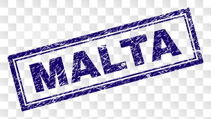 Scratched MALTA Rectangle Stamp Stock Vector - Illustration of stamp ...