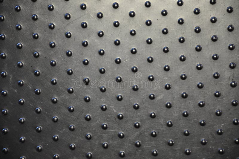Scratched Many Round Metal Plate Texture Stock Photo - Image of ...