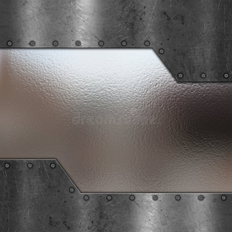 Chrome rivets stock illustration. Illustration of iron - 254484