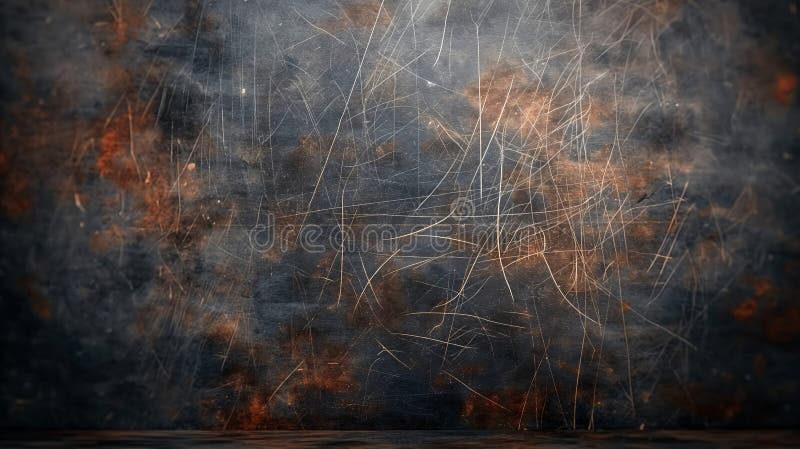 Scratched Metal Surface with Rust Stock Photo - Image of color, metal ...