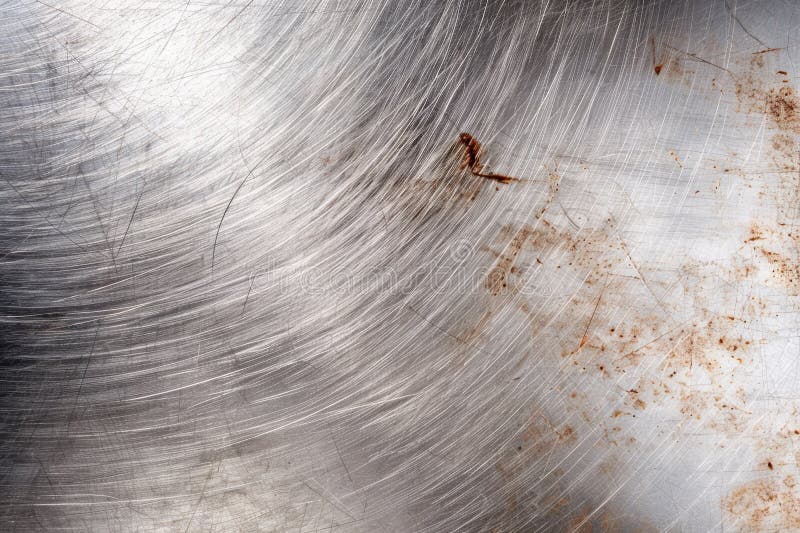 Scratched Metal Surface with Rust and Damage Stock Illustration ...