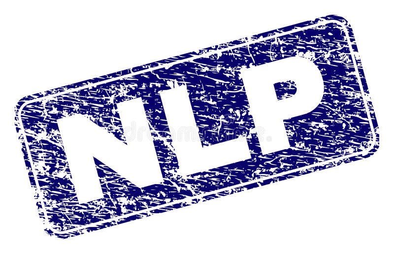 Scratched NLP Framed Rounded Rectangle Stamp Stock Vector ...