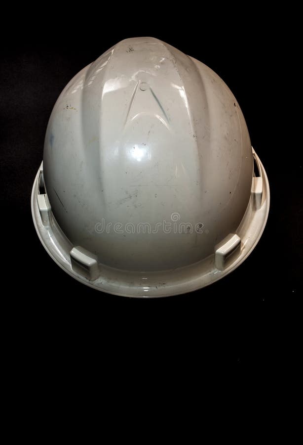 Scratched on the Old Safety Helmet Stock Image - Image of scratches ...