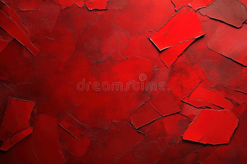 Scratched Red Concrete Paper Texture Banner - a Captivating Abstract ...