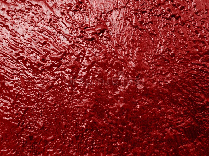 Scratched Red Paint on Metal Stock Photo - Image of ancient, colored ...