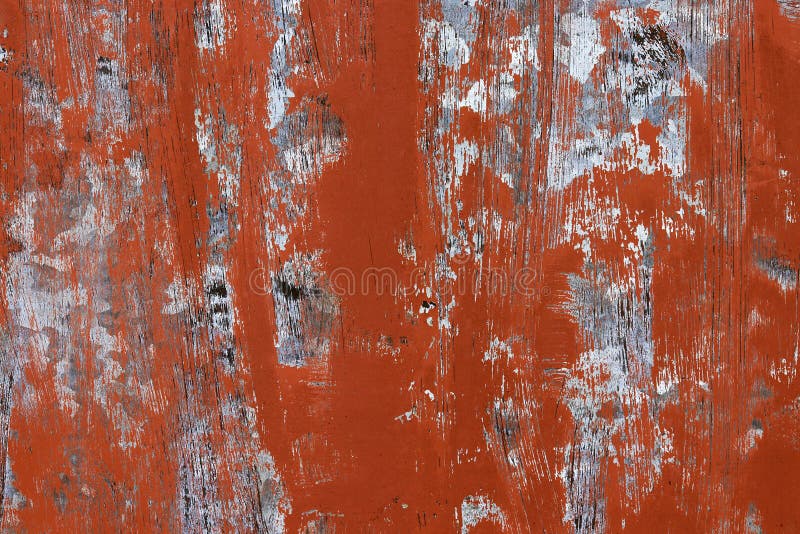 Scratched Rusty Metal Surface in Red and Grey Stock Photo - Image of ...