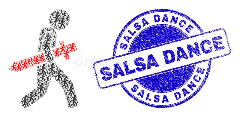 Scratched Salsa Dance Badge and Sword Robber Recursion Mosaic of Self ... Scratched Salsa Dance Badge and Sword Robber Recursion Mosaic of Self ...