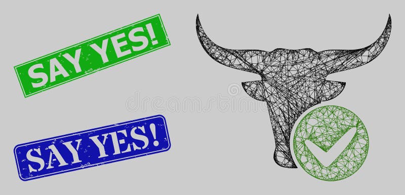 Scratched Say Yes! Imprints and Crossed Approved Beef Web Mesh Stock ...