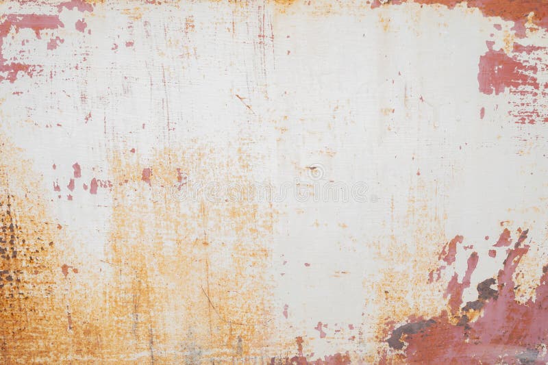 The Scratched Surface with Paint and Rust Stains Texture Stock Image ...