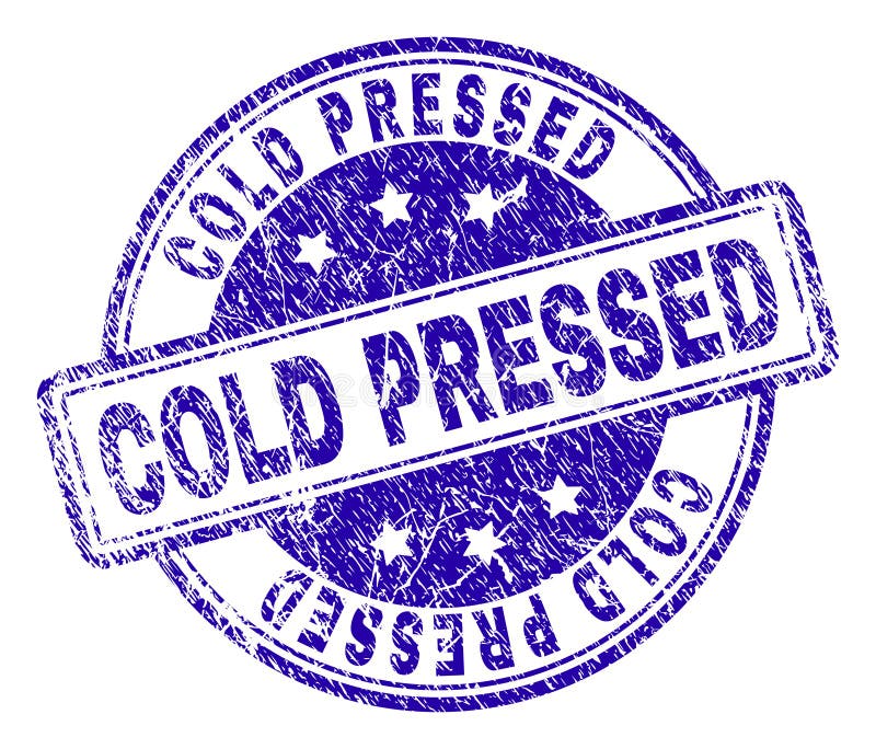 Scratched Textured COLD PRESSED Stamp Seal Stock Vector - Illustration ...