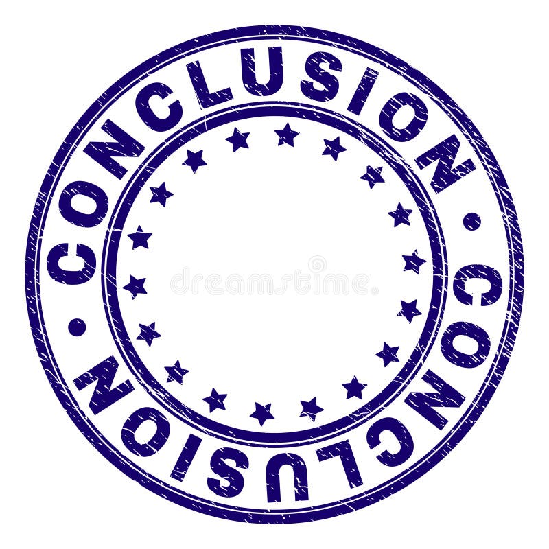 Scratched Textured CONCLUSION Round Stamp Seal Stock Vector ... Scratched Textured CONCLUSION Round Stamp Seal Stock Vector ...