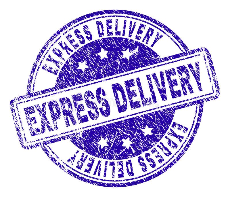 Express Delivery Rubber Stamp Stock Vector - Illustration of grunge ...