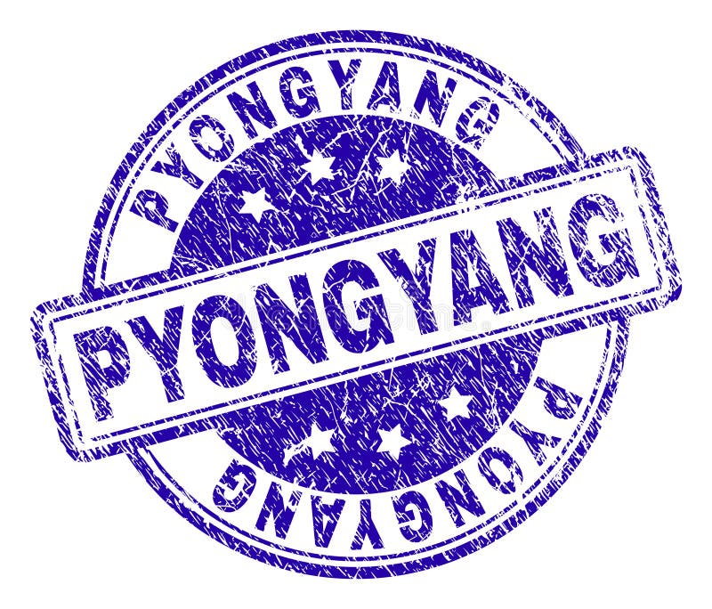 Scratched Textured PYONGYANG Stamp Seal Stock Vector - Illustration of ...