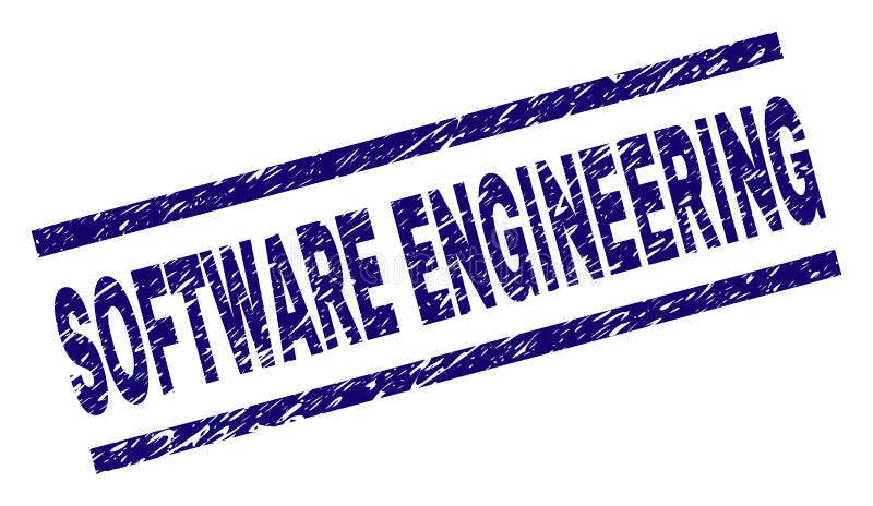 Scratched Textured SOFTWARE ENGINEERING Stamp Seal Stock Vector ...