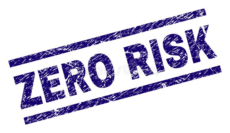 Scratched Textured ZERO RISK Stamp Seal Stock Vector - Illustration of ...