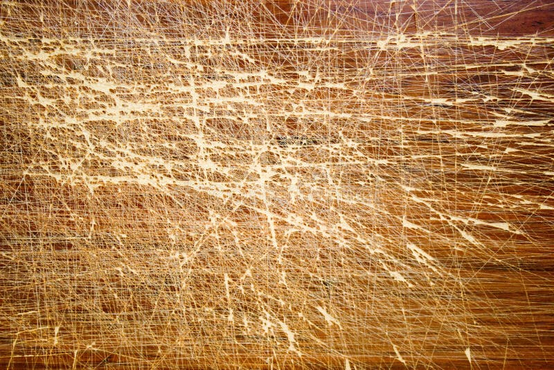 Scratched Top of an Old Wooden Table Stock Image - Image of horizontal ...
